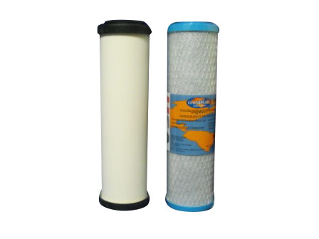 Twin under sink replacement water filter cartridges - undersink filters